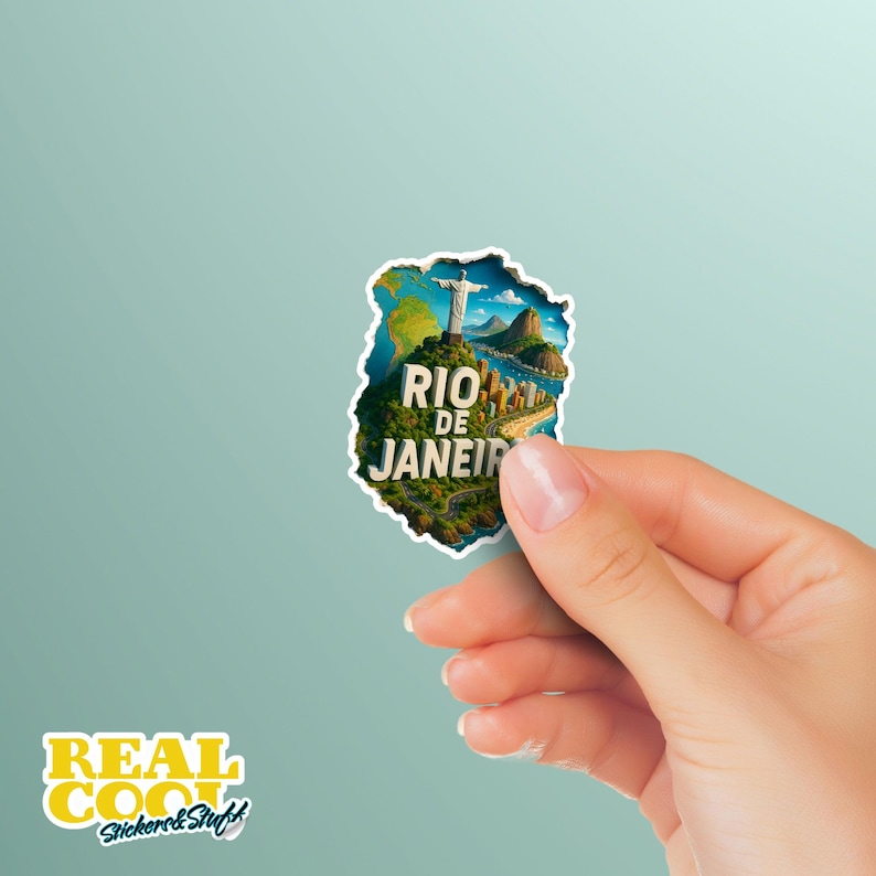 Rio De Janeiro Sticker - Rio De Janeiro Decal - Brazil Sticker - Etsy