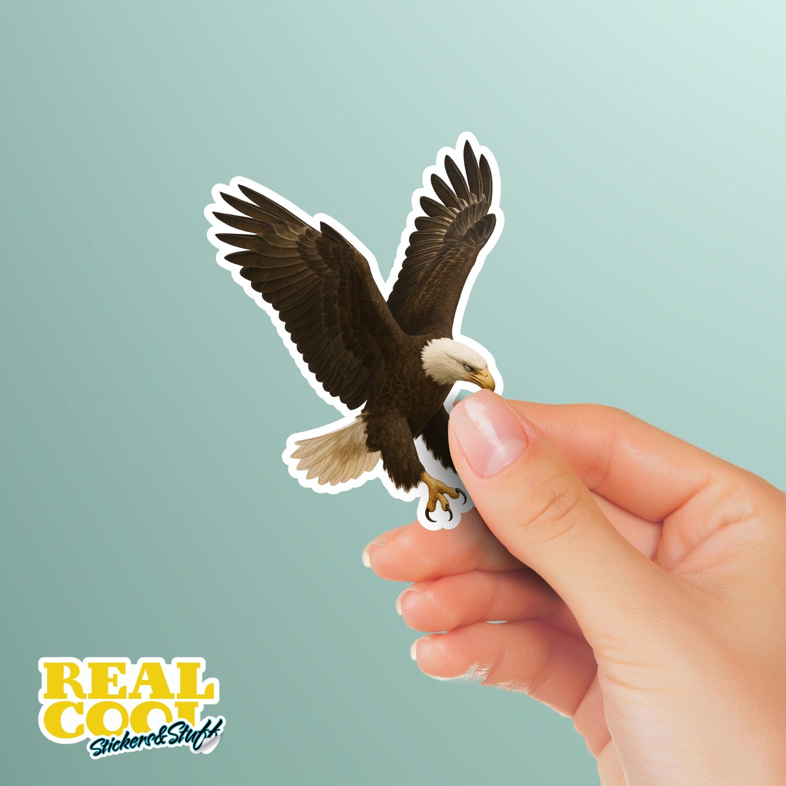 Bald Eagle Sticker | Eagle Sticker | American Eagle Decal - Etsy