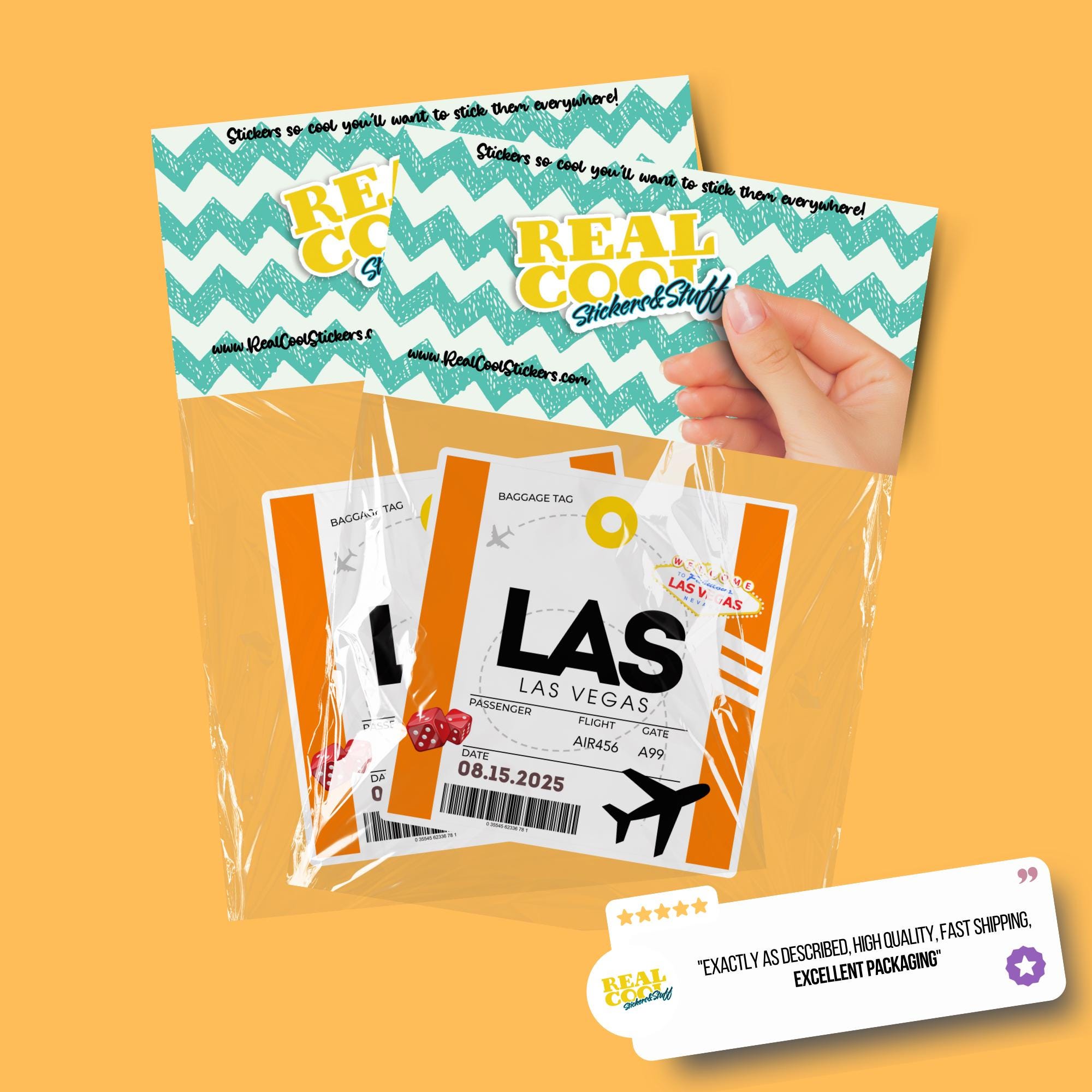 LAS Luggage Tag Sticker | Aviation Stickers | Las Vegas Airport Sticker ...