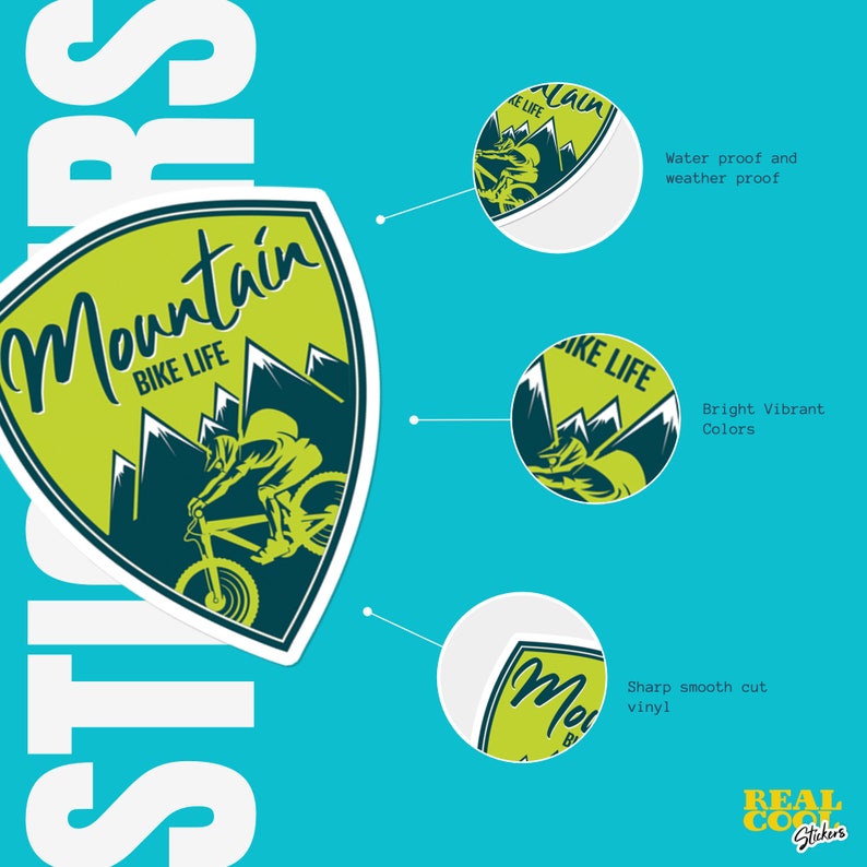 Mountain Bike Life Sticker - Mountain Bike Decal - Mountain Bike Like ...