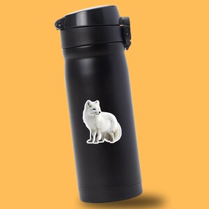 Arctic Fox Sticker | White Fox Sticker | Fox Decal - Etsy