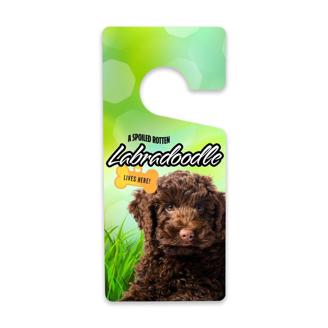 Labradoodle Door Hanger Sign Labradoodle Sign - Etsy
