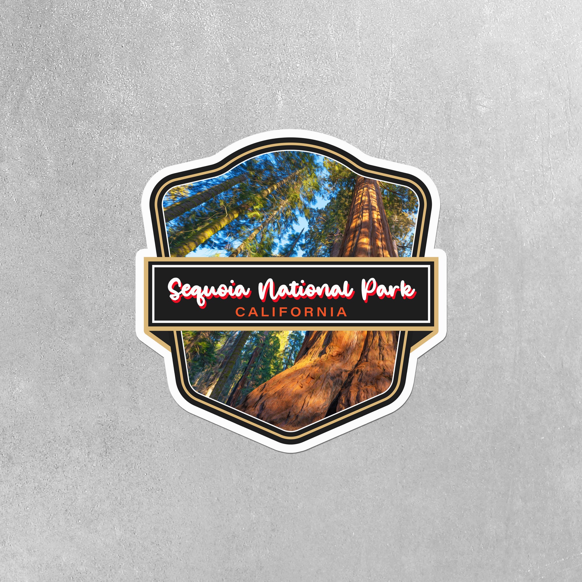 Sequoia National Park Sticker California Redwoods Sticker | Etsy