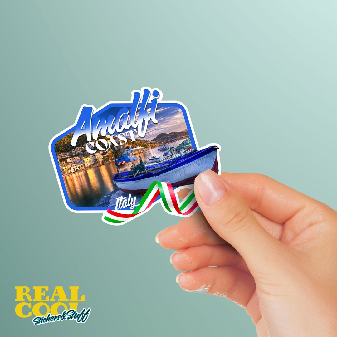 Amalfi Coast Italy Sticker Amalfi Coast Sticker Italy Sticker - Etsy