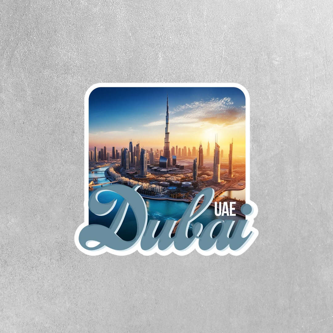 Dubai Sticker | Dubai UAE Sticker | Dubai Decal - Etsy