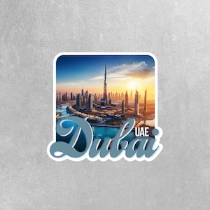 Dubai Sticker | Dubai UAE Sticker | Dubai Decal - Etsy
