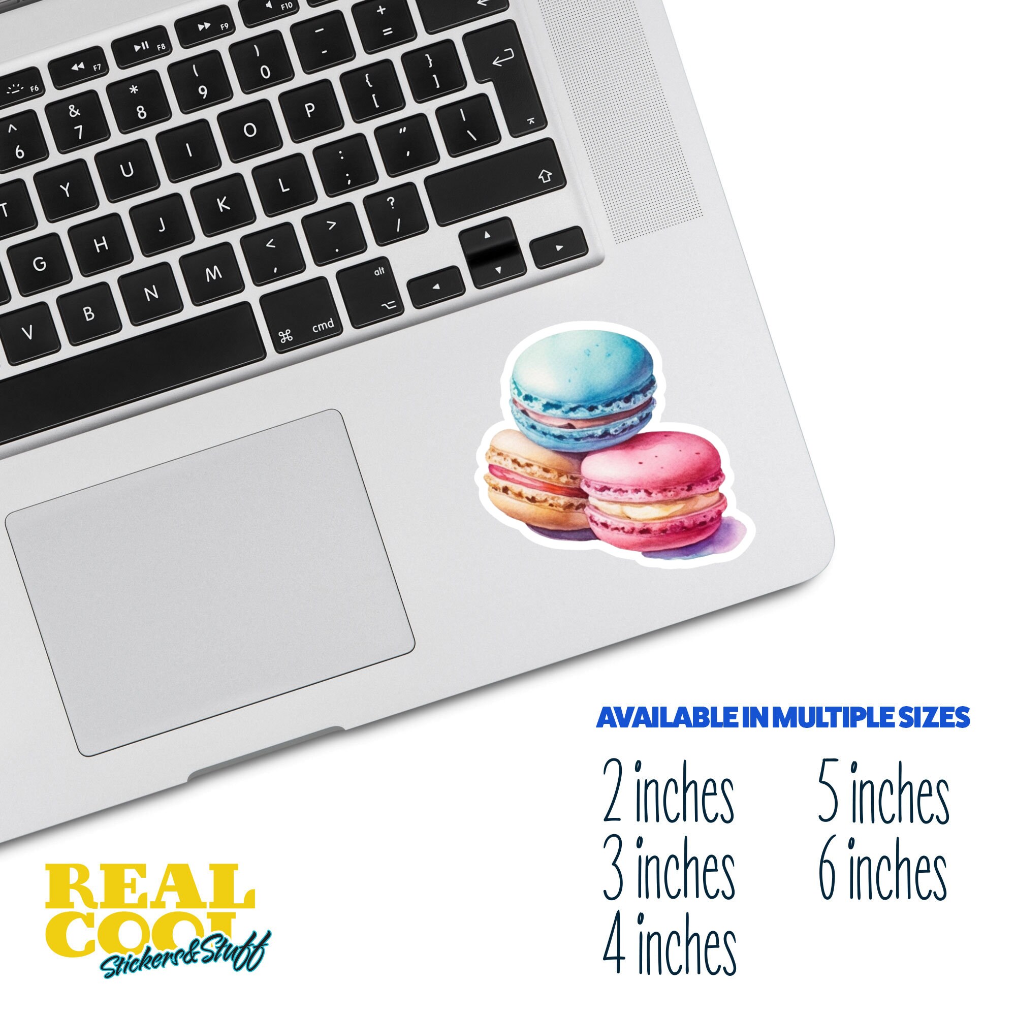 French Macarons Sticker | Watercolor French Macarons Sticker | Paris ...