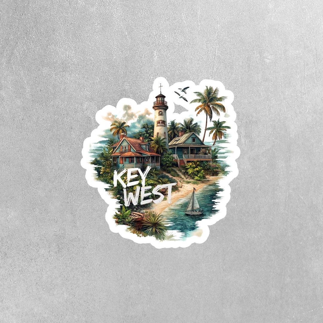 Key West Sticker - Key West Decal - Flordia Sticker - Etsy