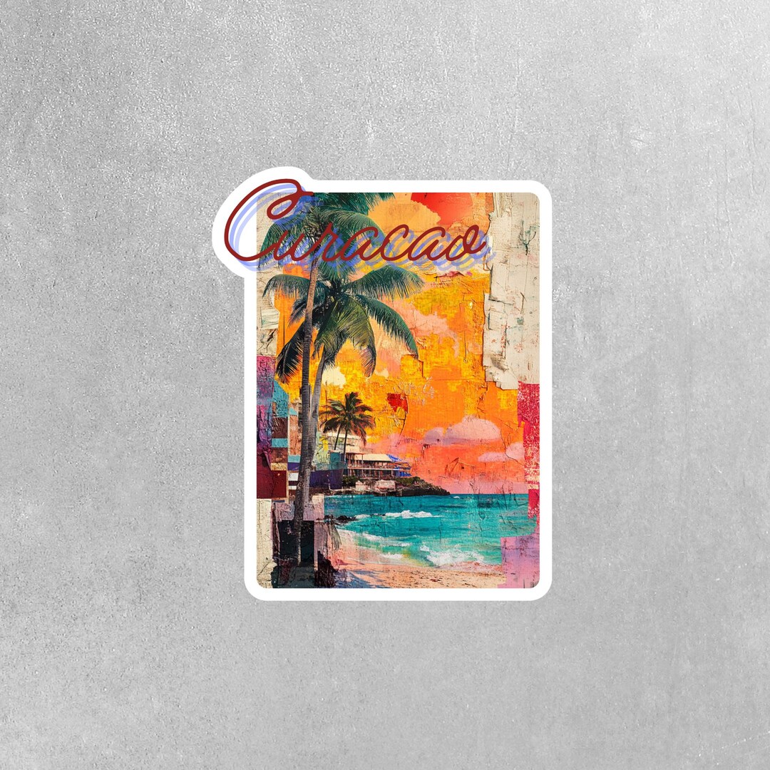 Curacao Sticker - Curacao Decal - Curacao Souvenir - Etsy
