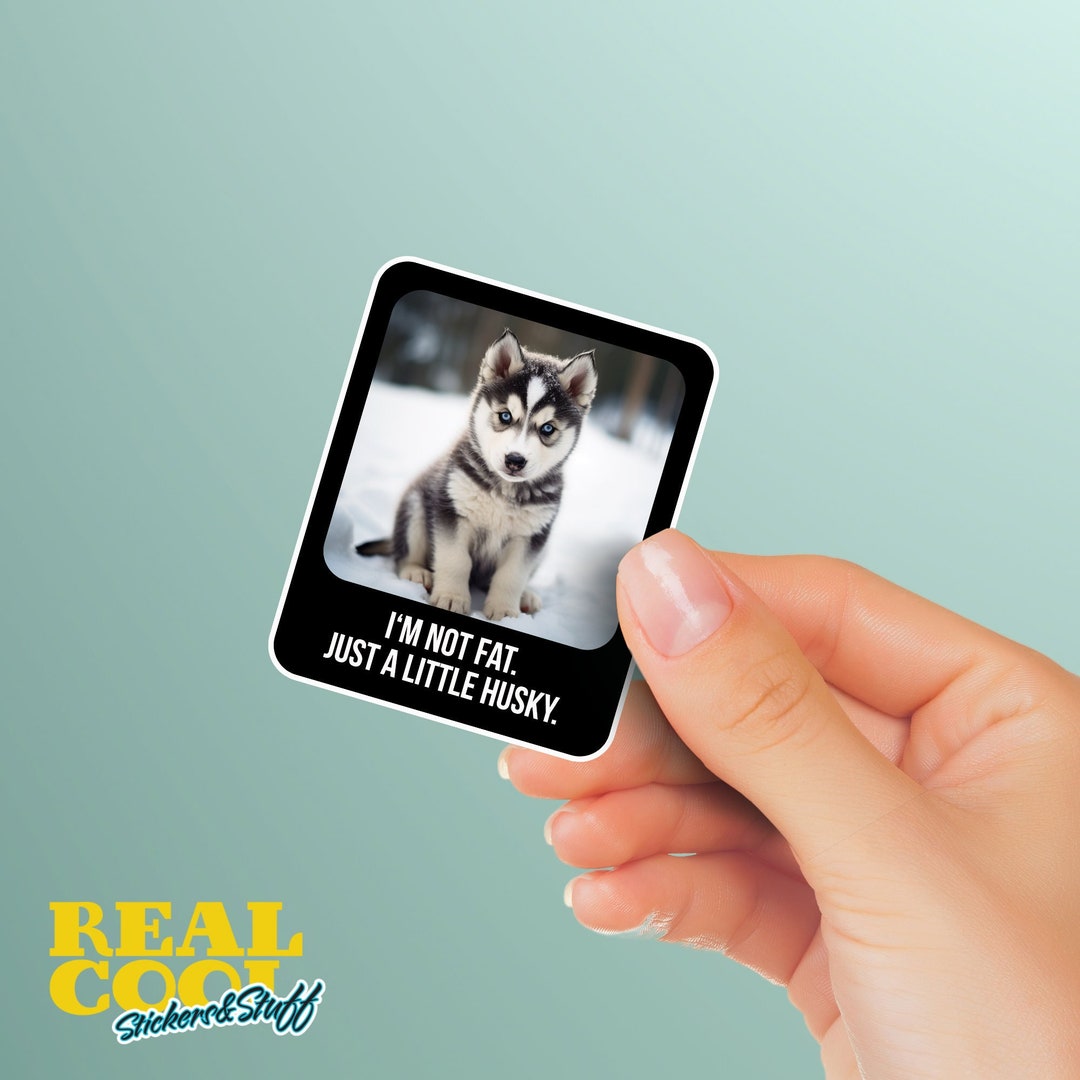 Husky Meme Sticker Husky Sticker Little Husky Sticker Funny Husky ...