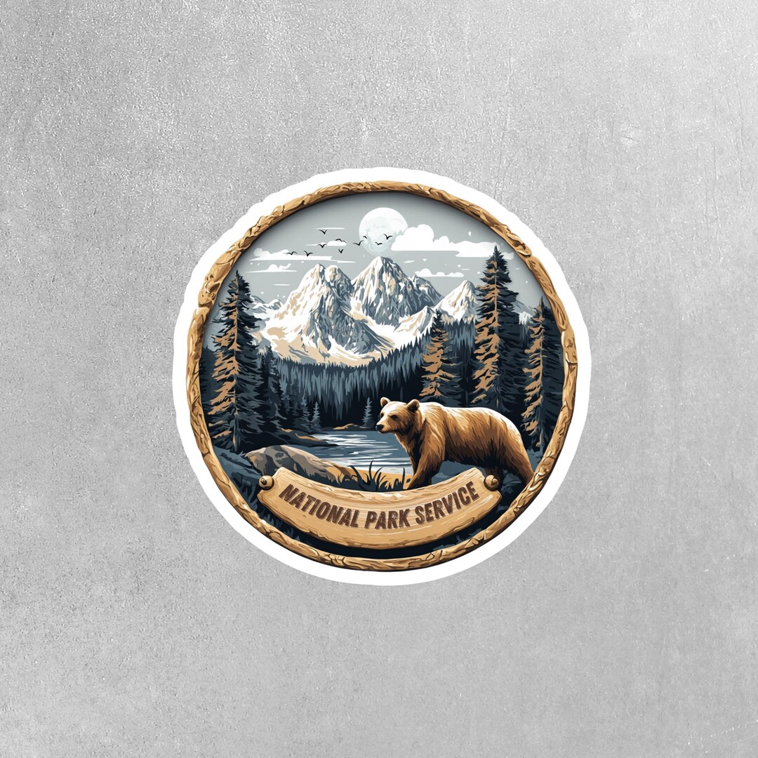 National Park Service Sticker | Outdoor Adventure Decal for Nature ...