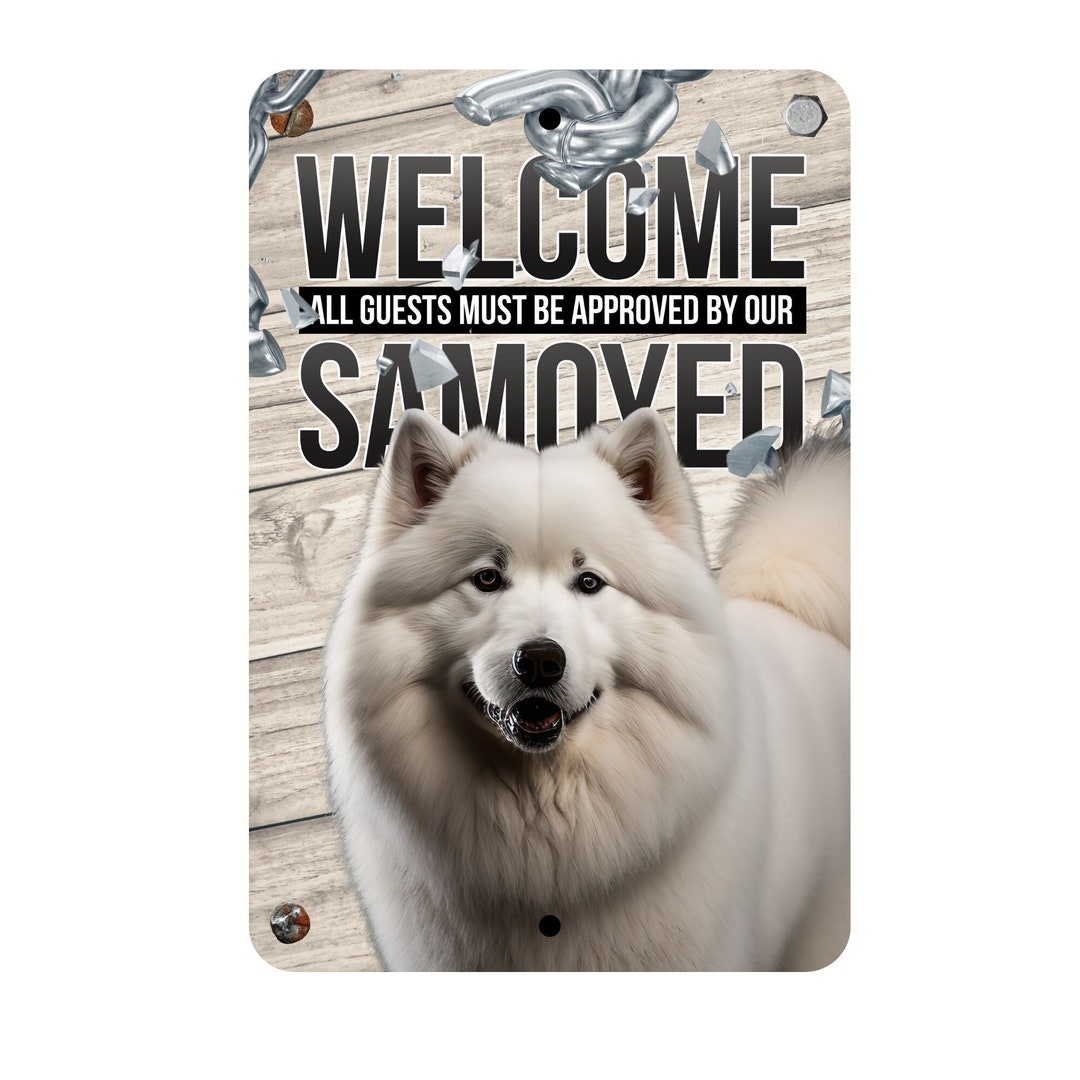 Samoyed Welcome Sign | Samoyed Sign - Etsy