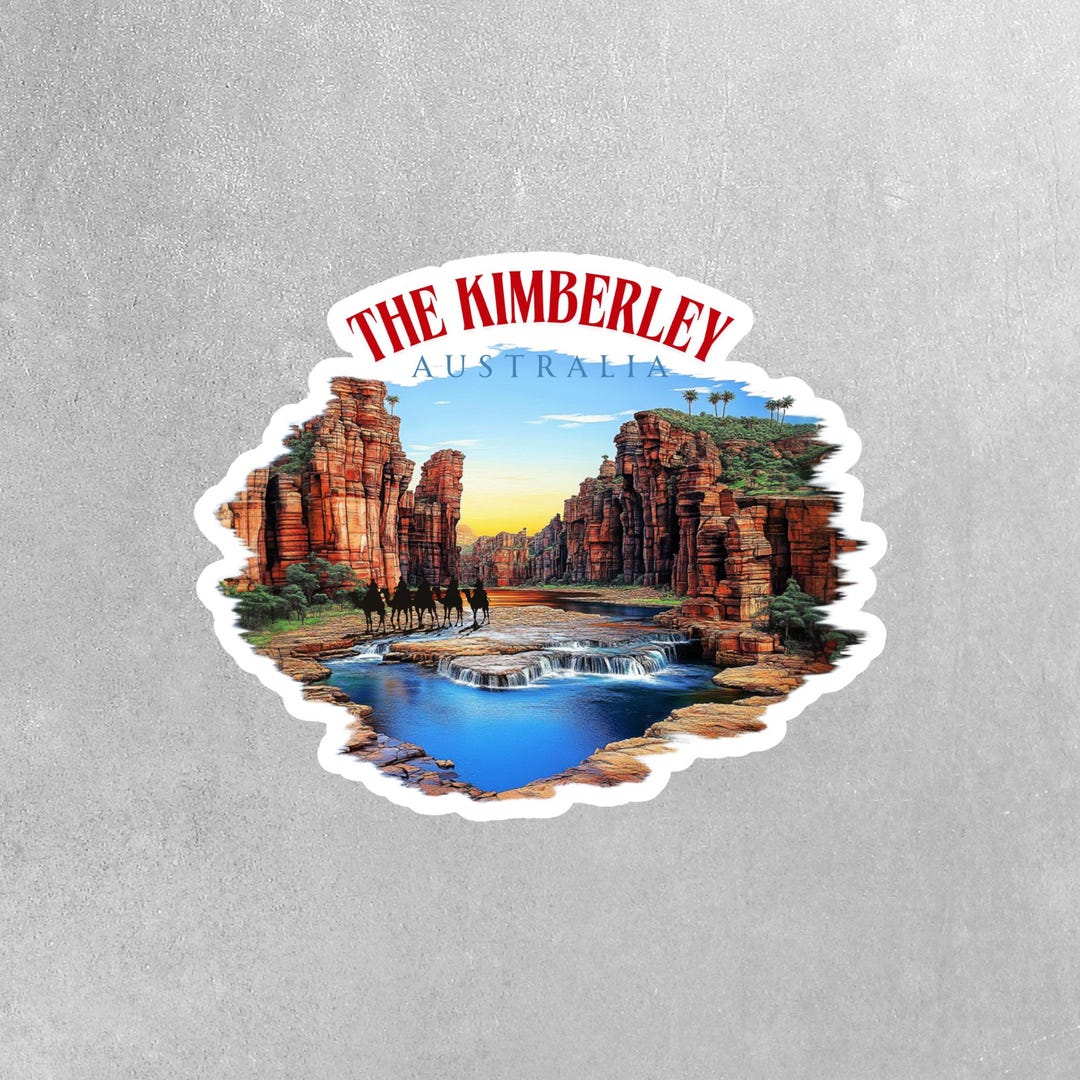 The Kimberley Sticker | Australia Sticker | Australia Decal - Etsy