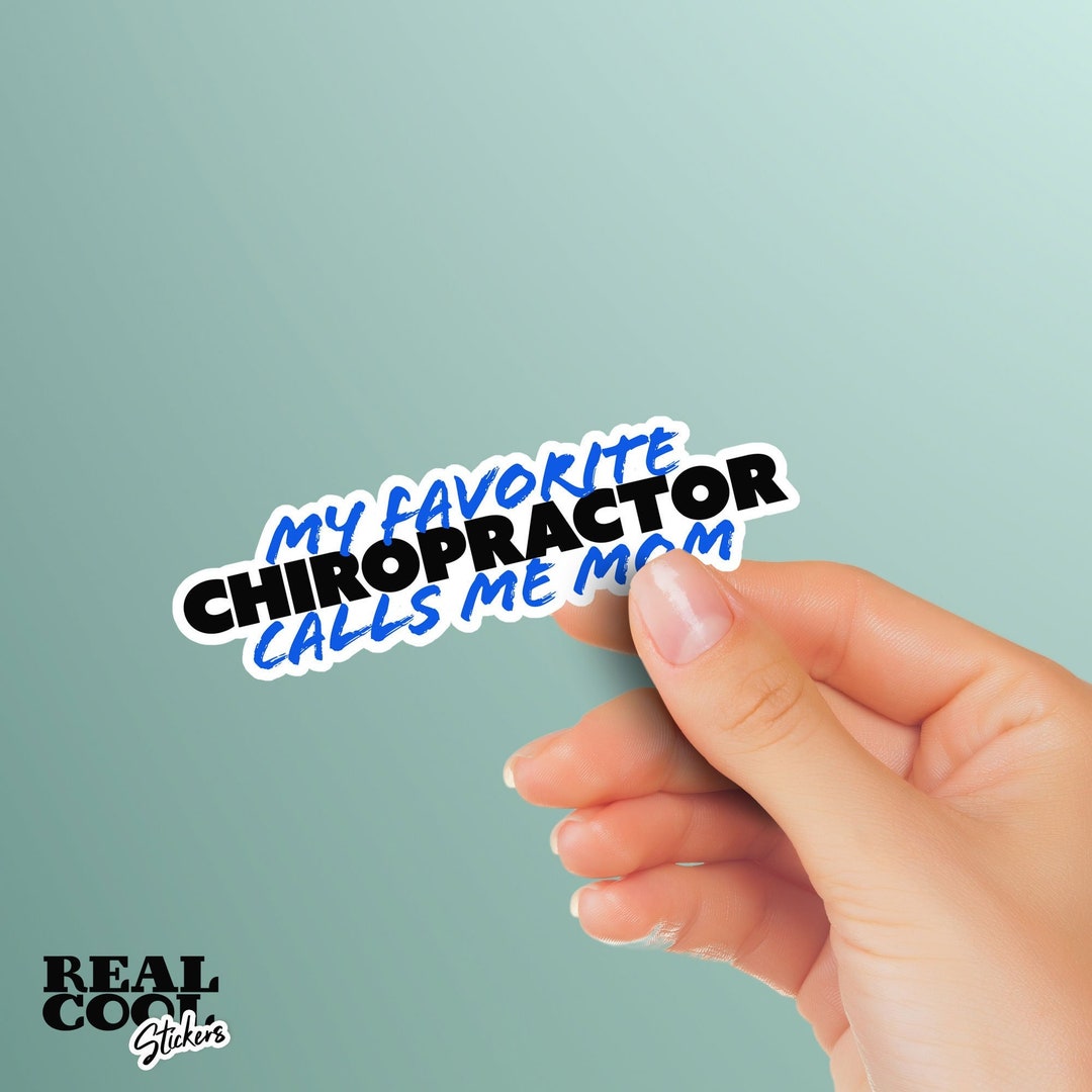 My Favorite Chiropractor Sticker Chiropractor Sticker - Etsy