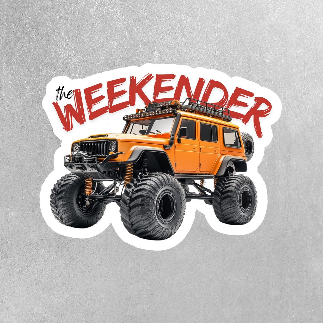 4x4 Truck Sticker - the Weekender Sticker - Off-road Truck Sticker ...