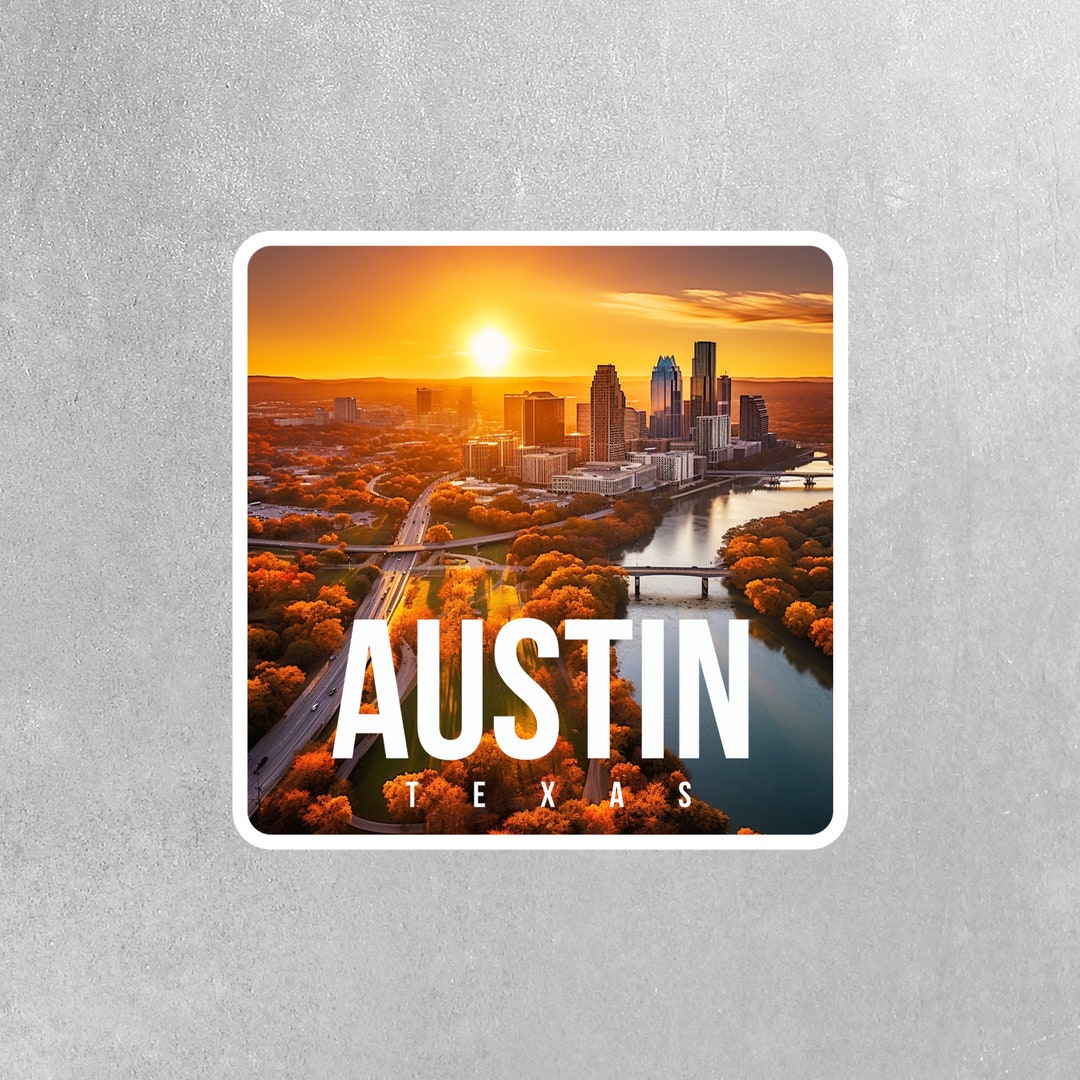 Austin Texas Sticker | Austin Stickers | Texas Sticker - Etsy