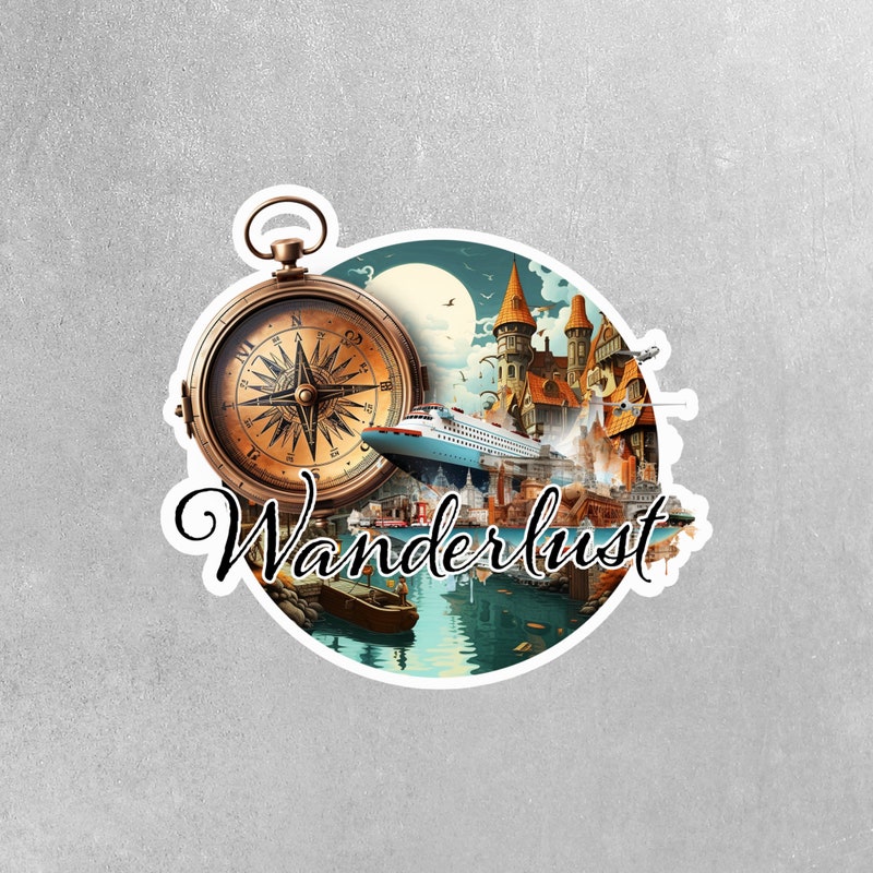 Wanderlust Decal - Etsy