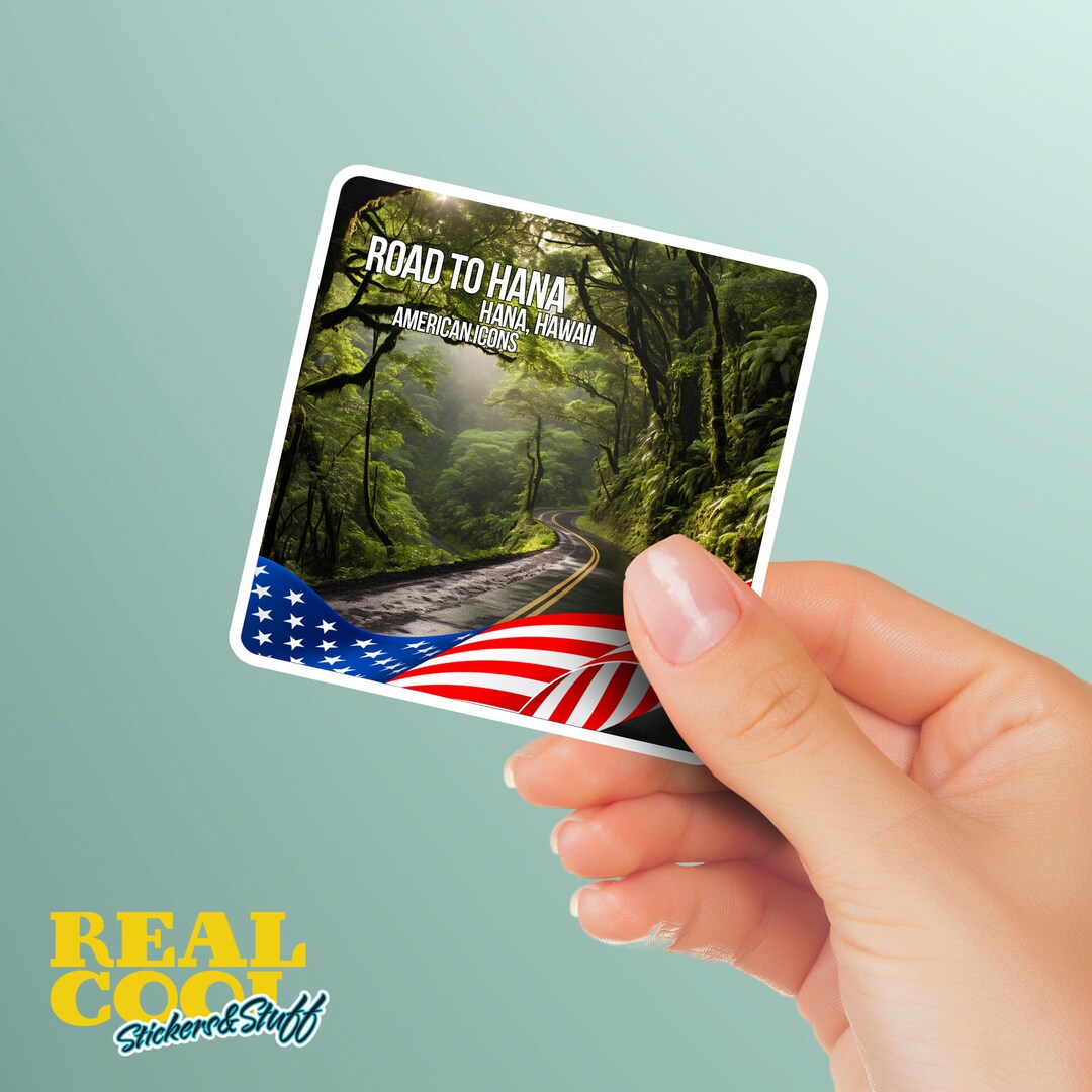Road to Hana Sticker Hawaii Sticker Hana Hawaii Sticker - Etsy