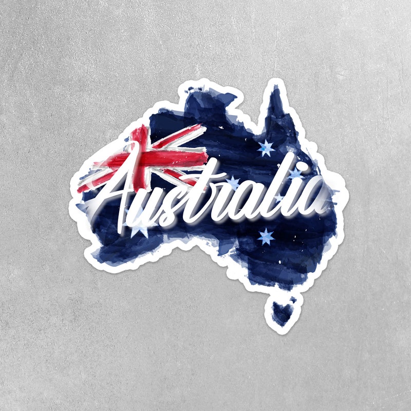 Australia Flag Decal - Etsy