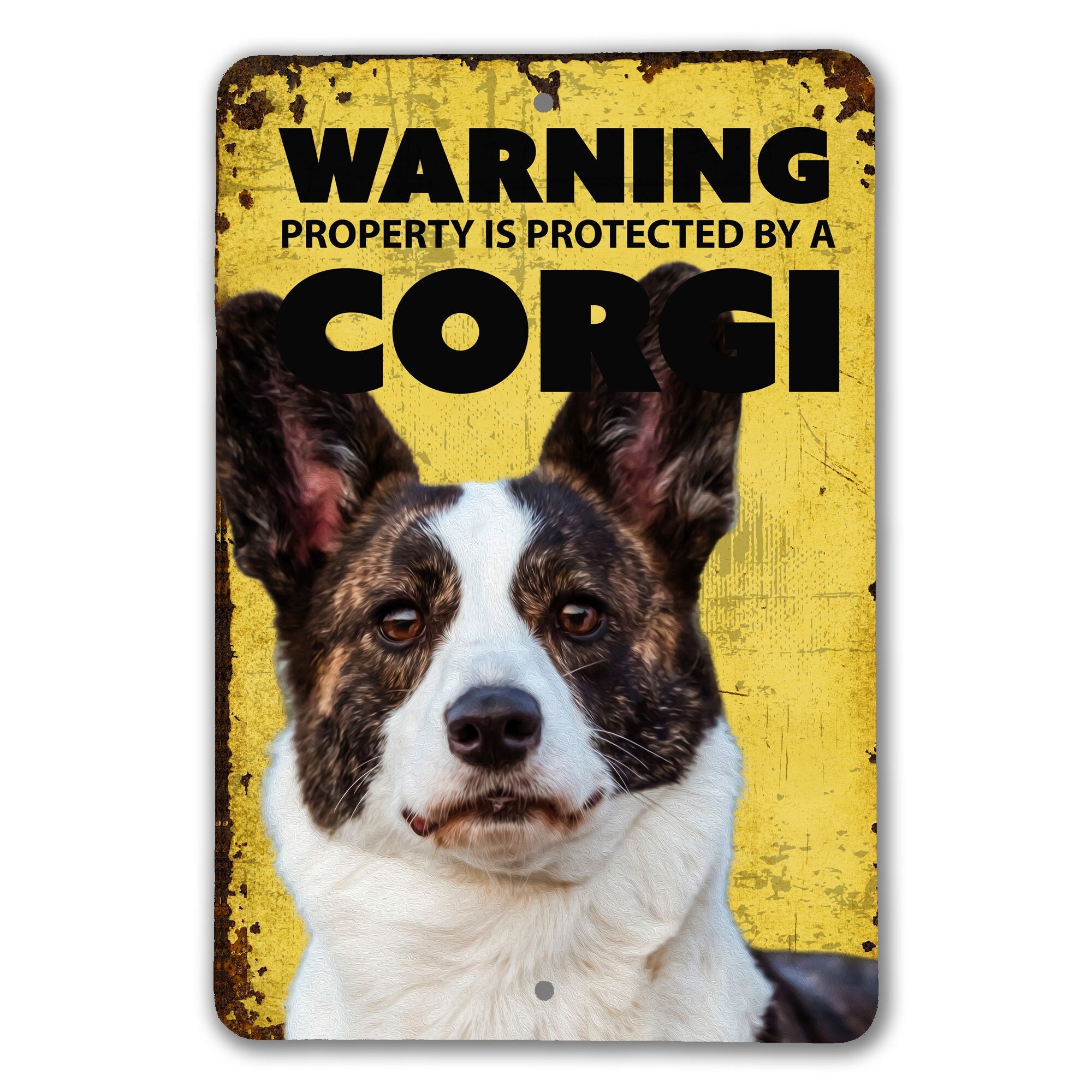 Warning Corgi Sign Dog Warning Sign Corgi Sign - Etsy UK