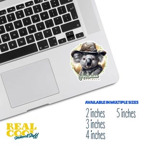 Australian Outback Sticker - Cute Koala Bear Vinyl Decal for Laptops ...