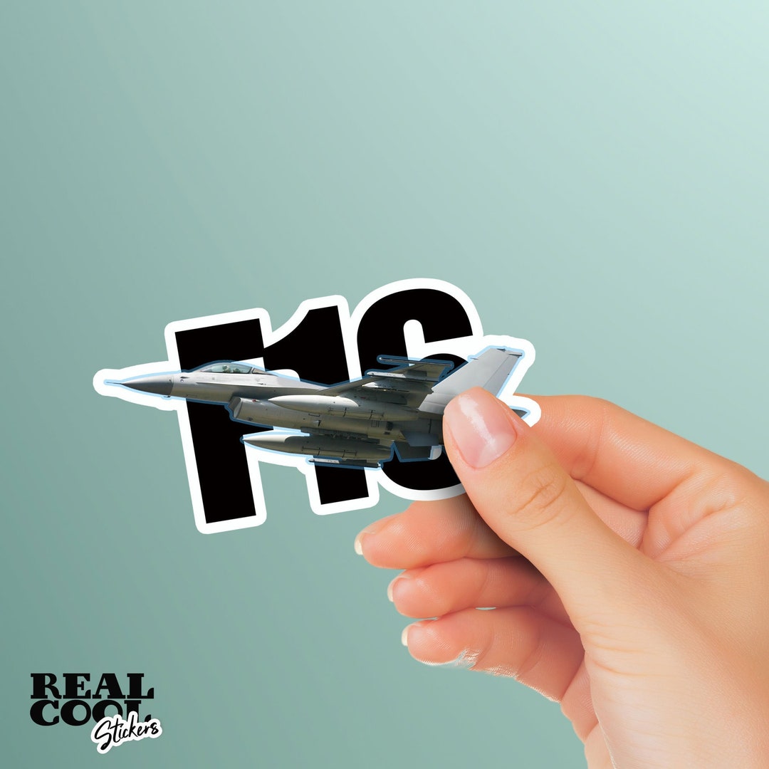 F16 Sticker Air Force Sticker F16 Jet - Etsy