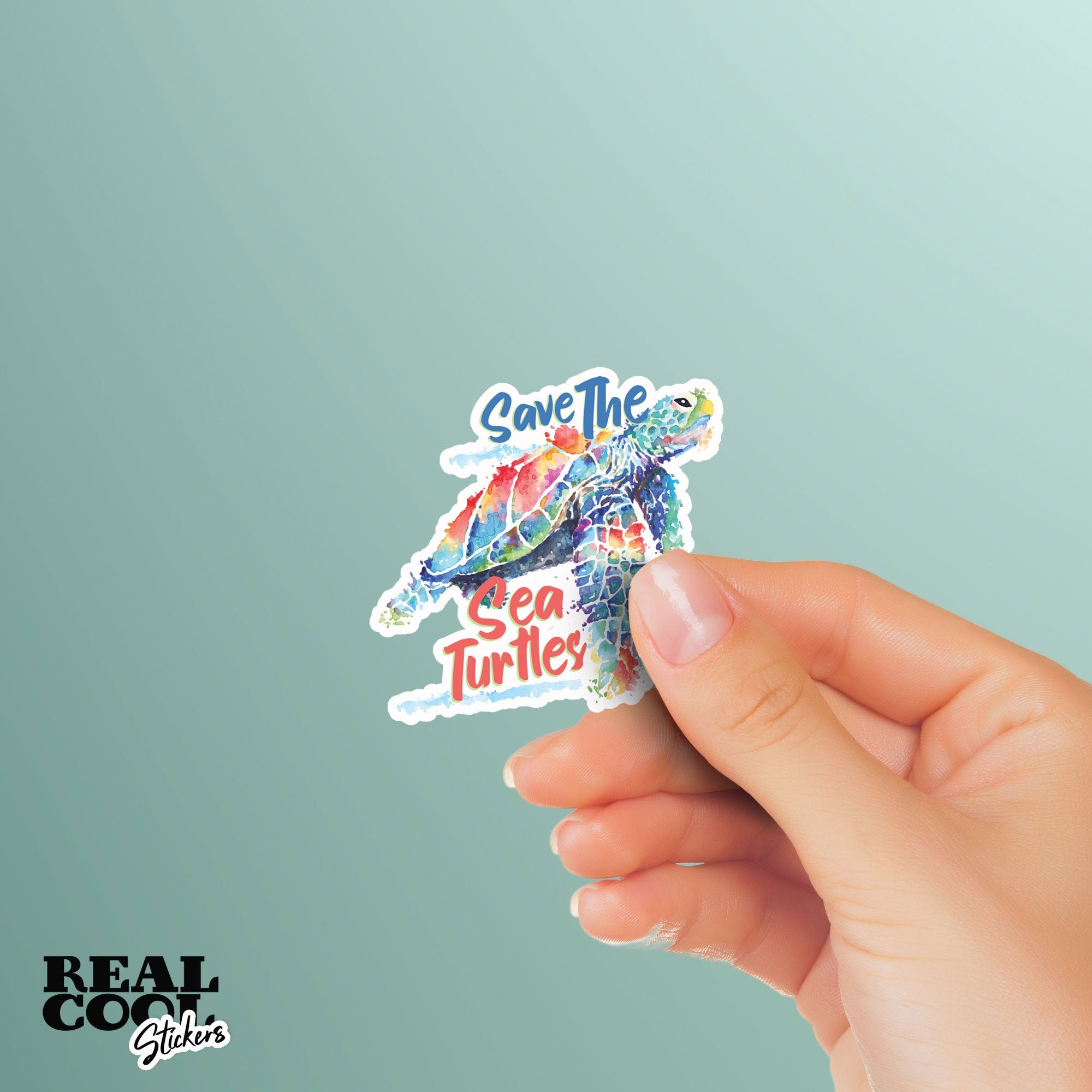 Sea Turtle Sticker | Save the Sea Turtles Sticker | Sea Turtle Decal - Etsy