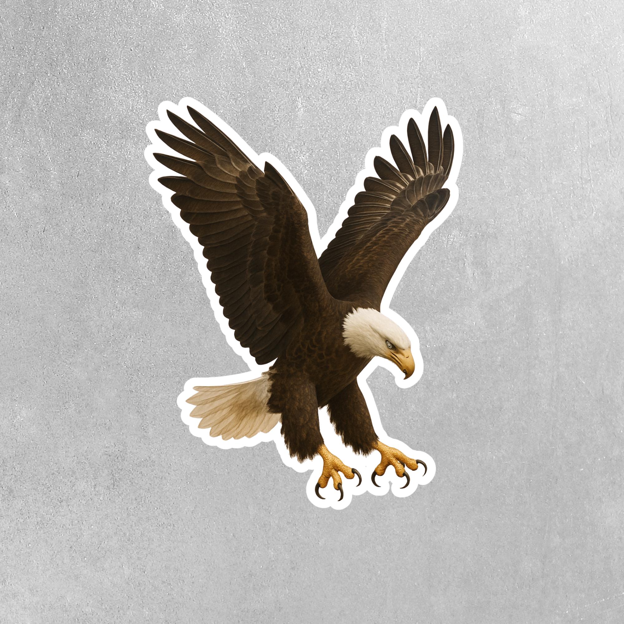 Bald Eagle Sticker | Eagle Sticker | American Eagle Decal - Etsy