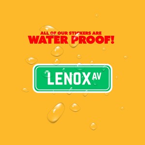 Lenox Ave Sign Sticker | Lenox Ave Sign Decal | New York Sticker - Etsy
