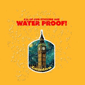 London England Sticker Big Ben Sticker - Etsy