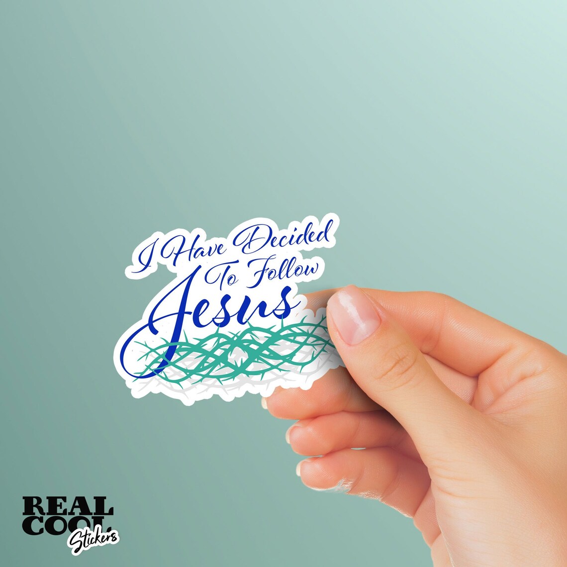 I Have Decided To Follow Jesus Sticker Jesus Christ Sticker | Etsy