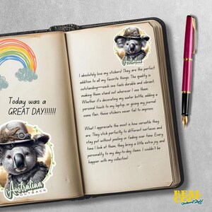 Australian Outback Sticker - Cute Koala Bear Vinyl Decal for Laptops ...