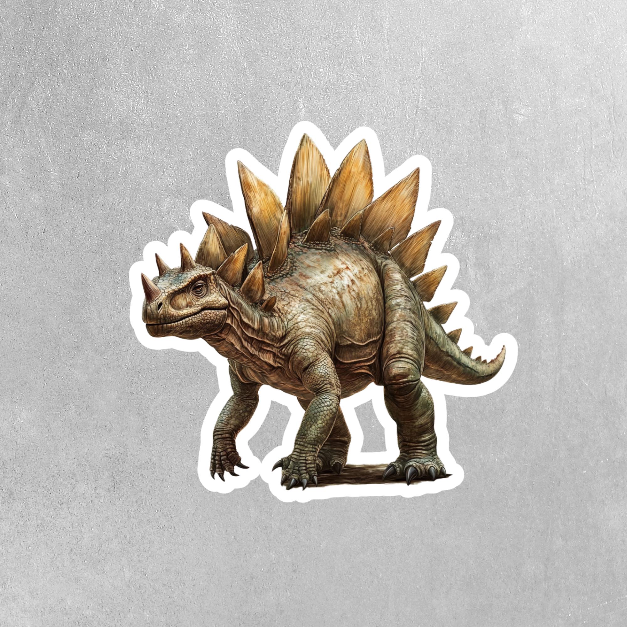 Stegosaurus Sticker | Dinosaur Water Bottle Sticker - Etsy
