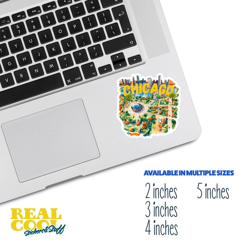 Chicago Sticker - Millennium Park Sticker - the Bean Decal - Cute ...