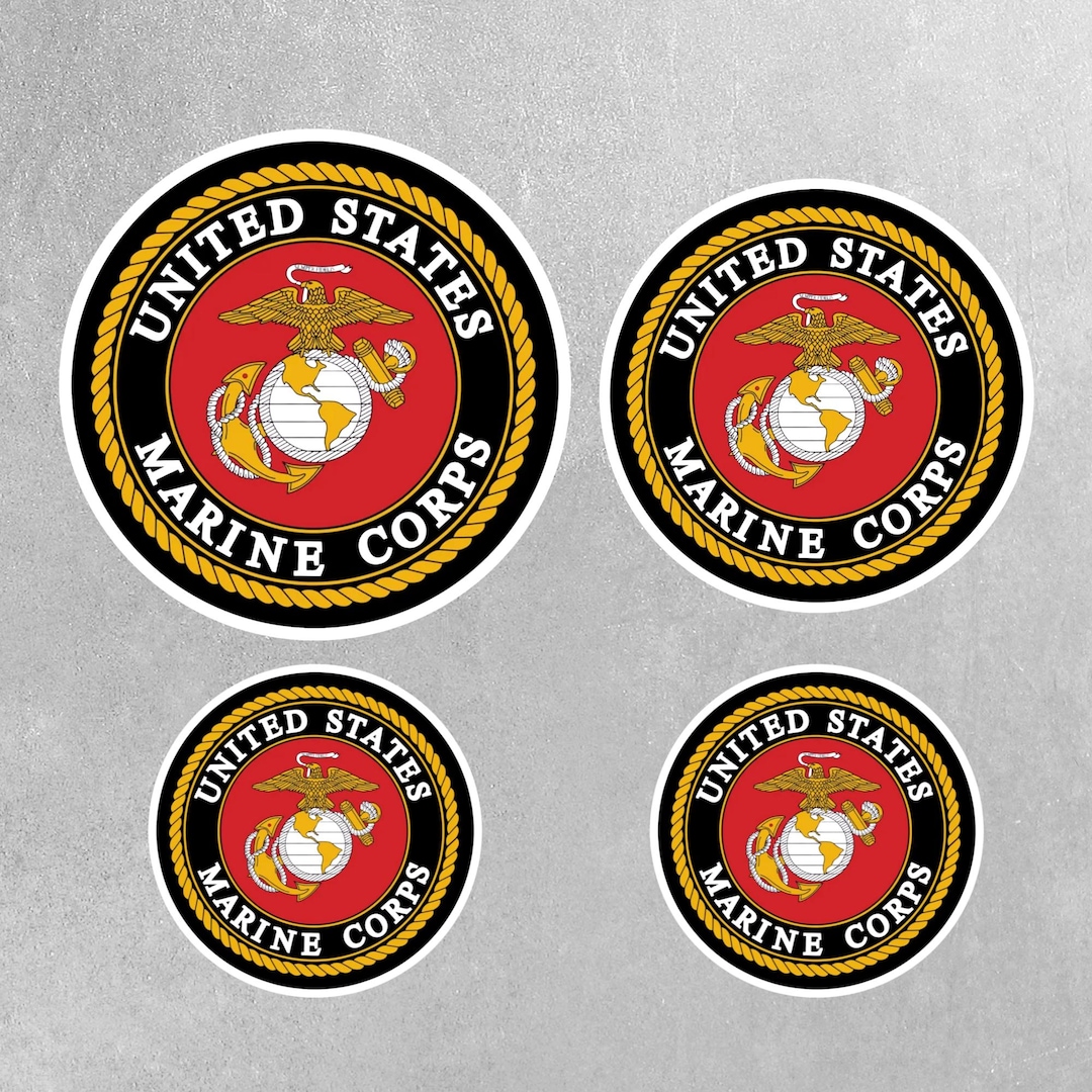 United States Marines Sticker | USMC Logo | Military Stickers - Etsy