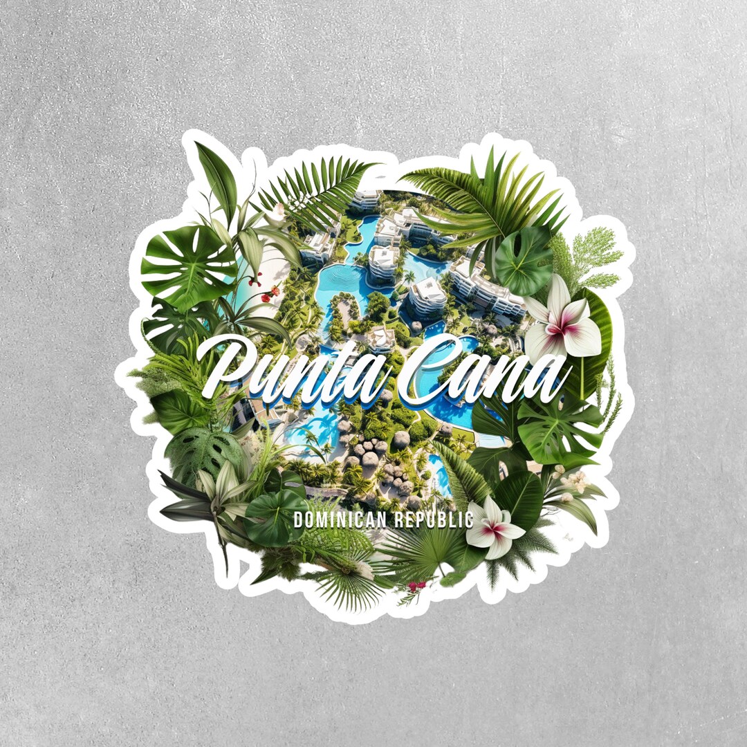 Punta Cana Sticker | Dominican Republic Sticker - Etsy