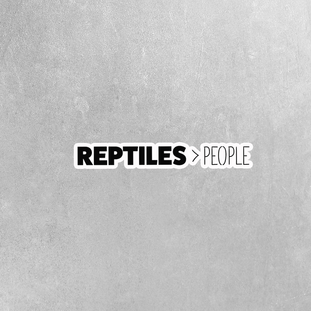 Reptile Sticker - Lizards Decal - Reptiles > People - Reptiles Over ...