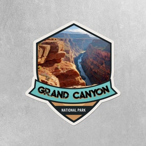 Grand Canyon Sticker | National Park Sticker | Grand Canyon Decal - Etsy