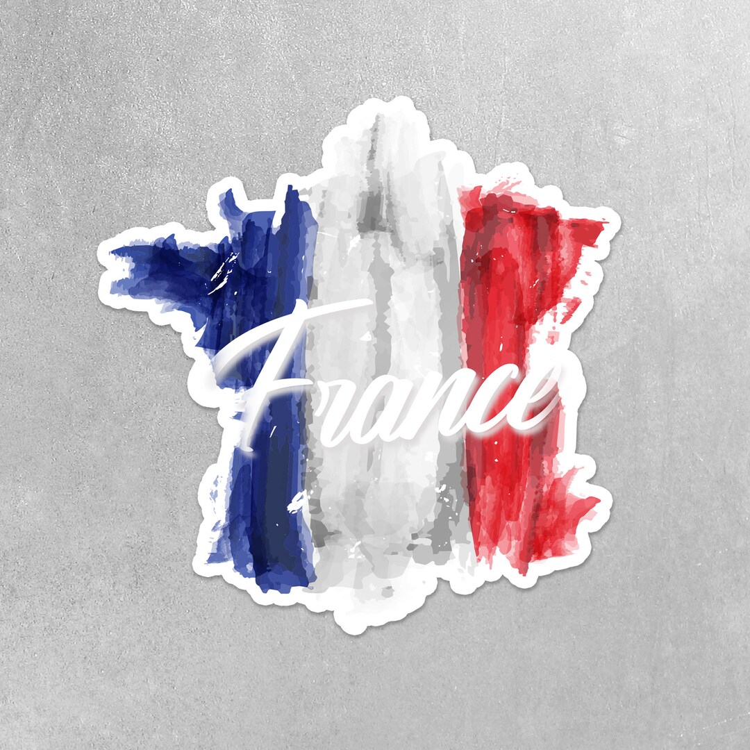 France Sticker | France Decal | France Flag Sticker - Etsy