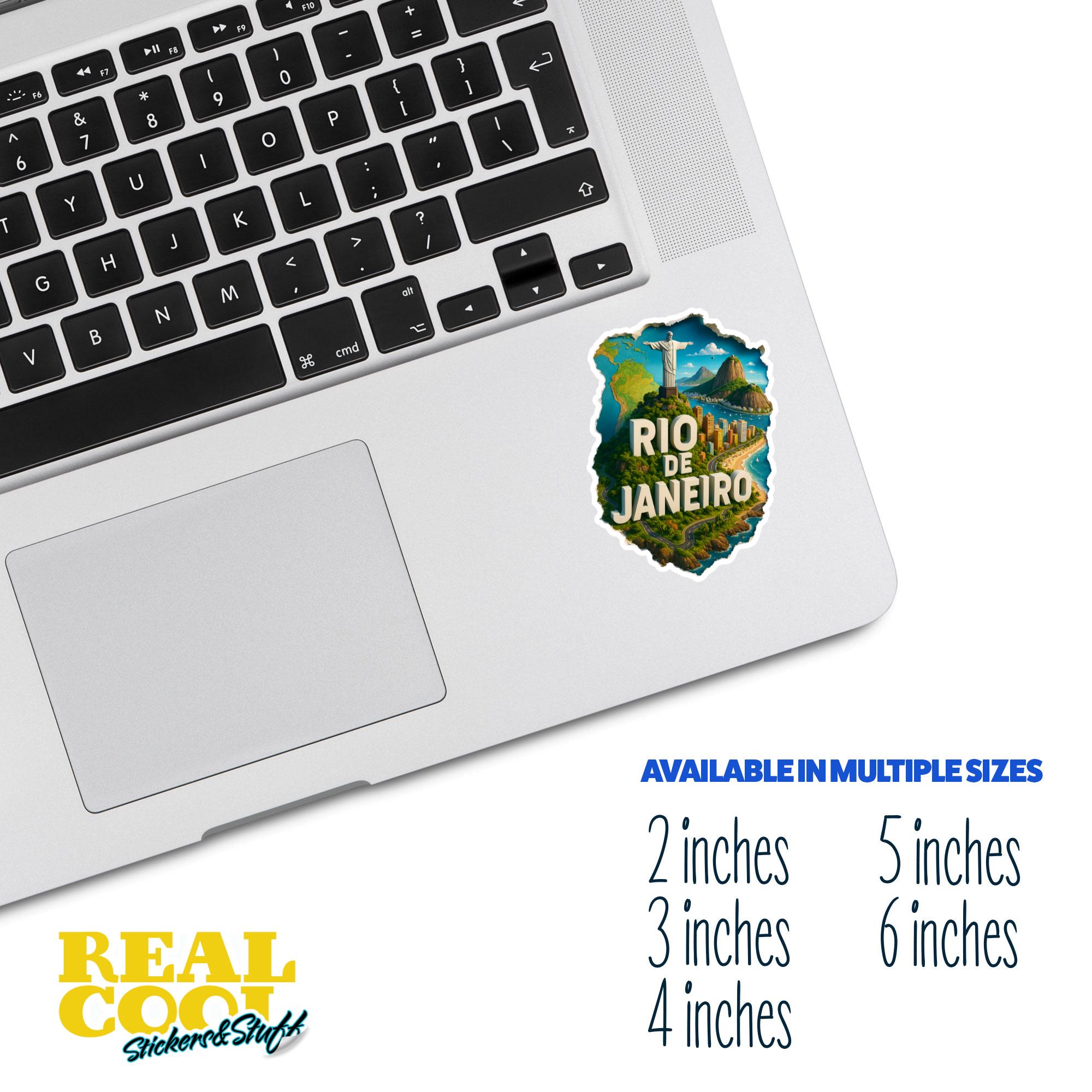 Rio De Janeiro Sticker - Rio De Janeiro Decal - Brazil Sticker - Etsy