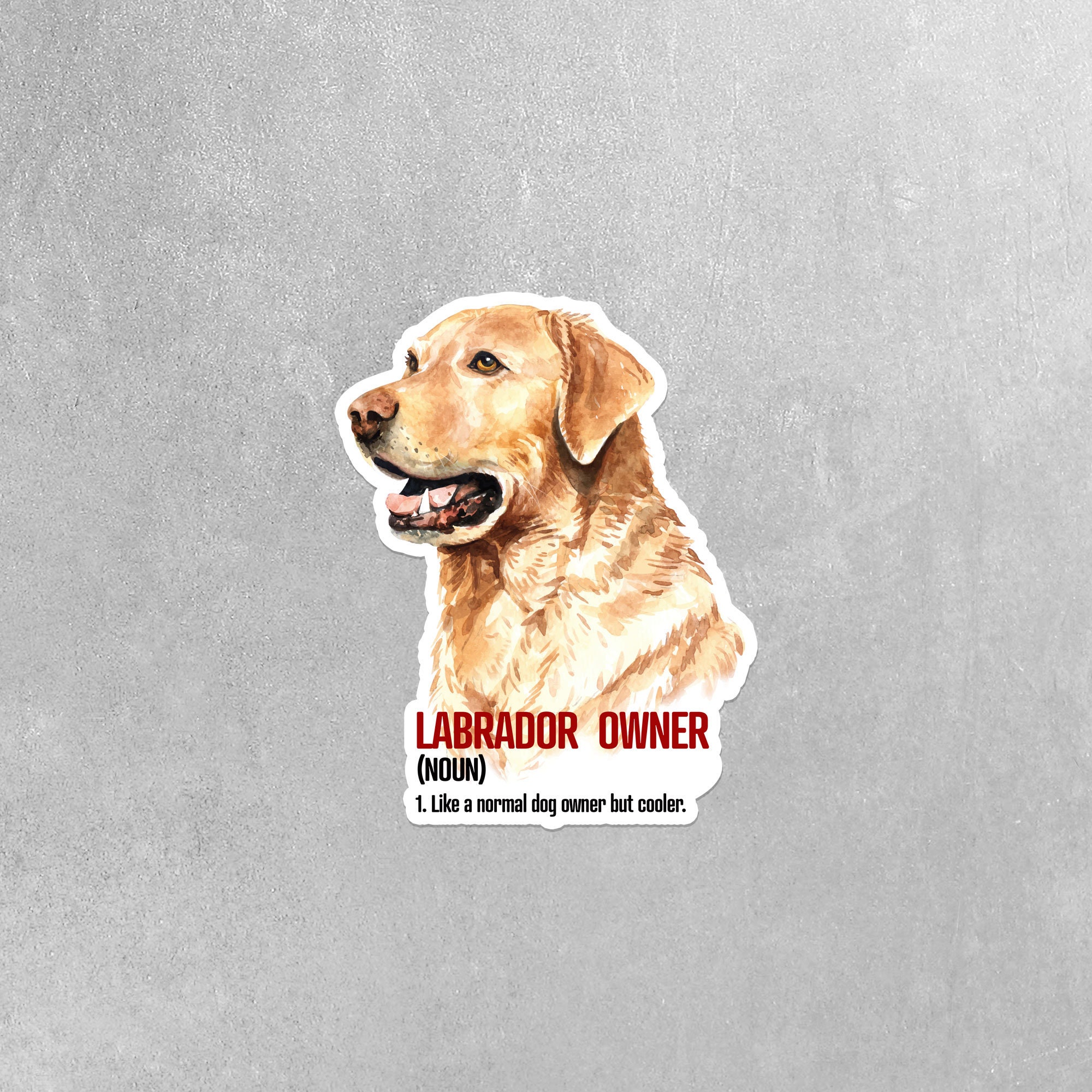 Labrador Sticker Labrador Owner Decal Labrador Retriever | Etsy