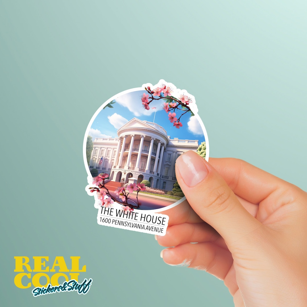 White House Sticker Washington DC Sticker DC Stickers - Etsy