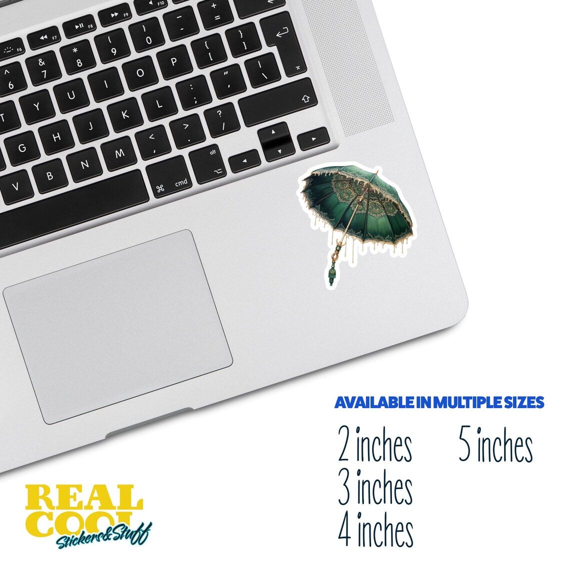 Victorian Umbrella Sticker | Vintage Decorative Umbrella Decal for ...