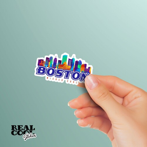 Boston Sticker - Etsy