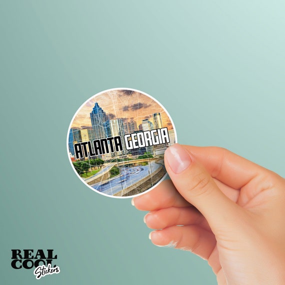 Atlanta Sticker Atlanta Georgia Sticker ATL Sticker | Etsy