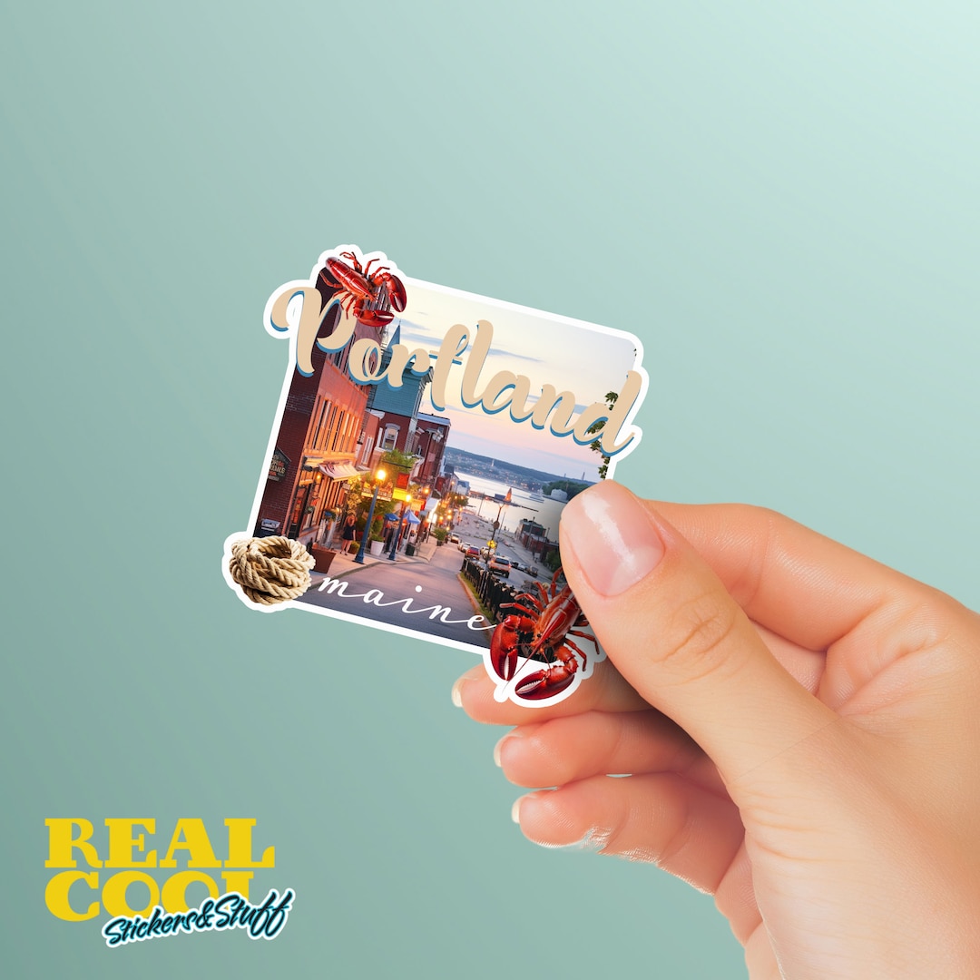 Portland Maine Sticker | Maine Sticker | Portland Sticker - Etsy