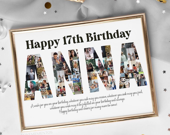 Hot Pink 17th Birthday Sign, 8x10, Cheers to 17 Years, Happy 17th ...