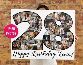 28th Birthday Card - Etsy