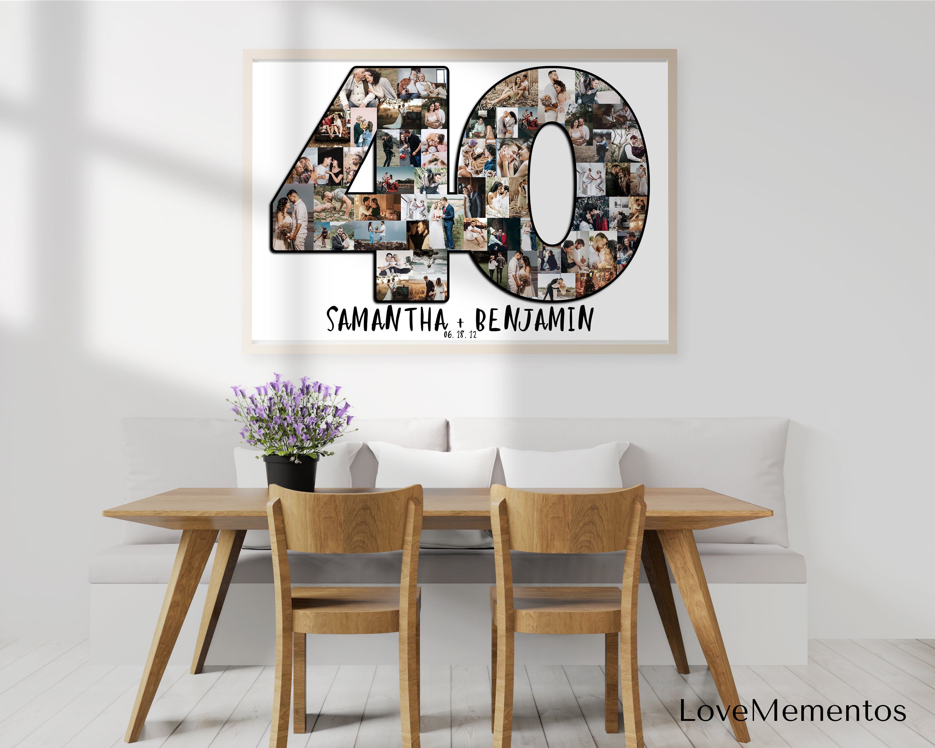 40th Anniversary Gifts for Parents 40 years Wedding | Etsy