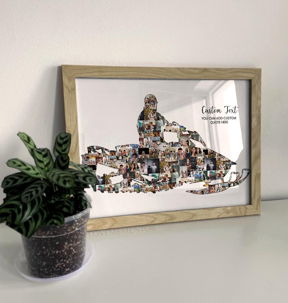Snowmobile Gifts, Snowmobiling Gift, Snowmobile Photo Collage ...